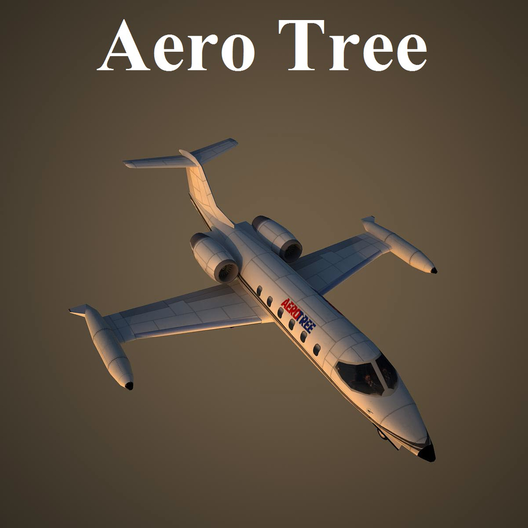 Learjet 35 3d Model
