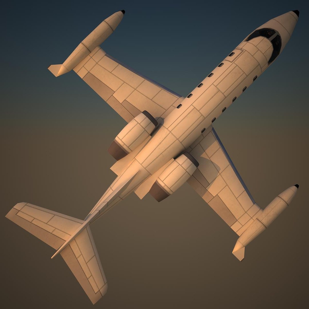 Learjet 35 3d Model