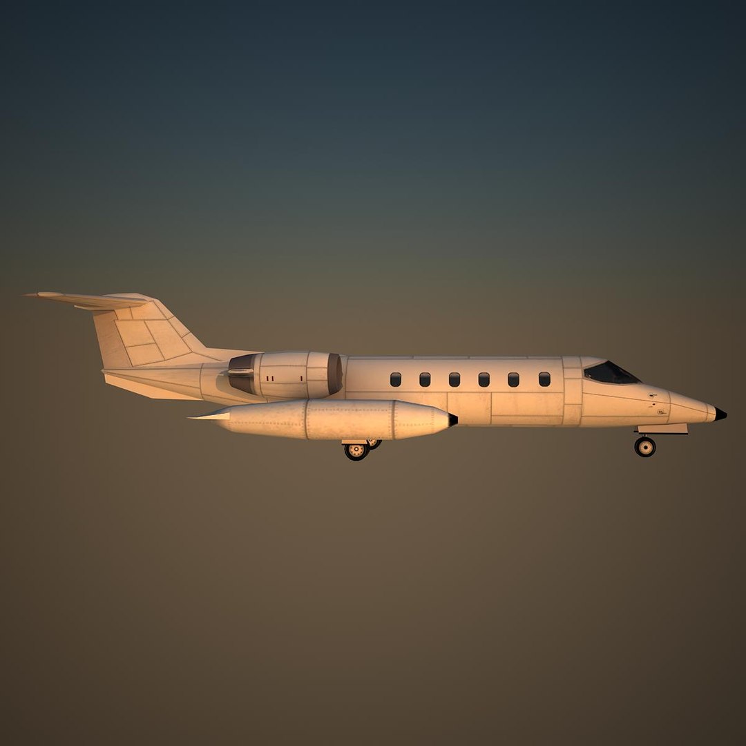 Learjet 35 3d Model