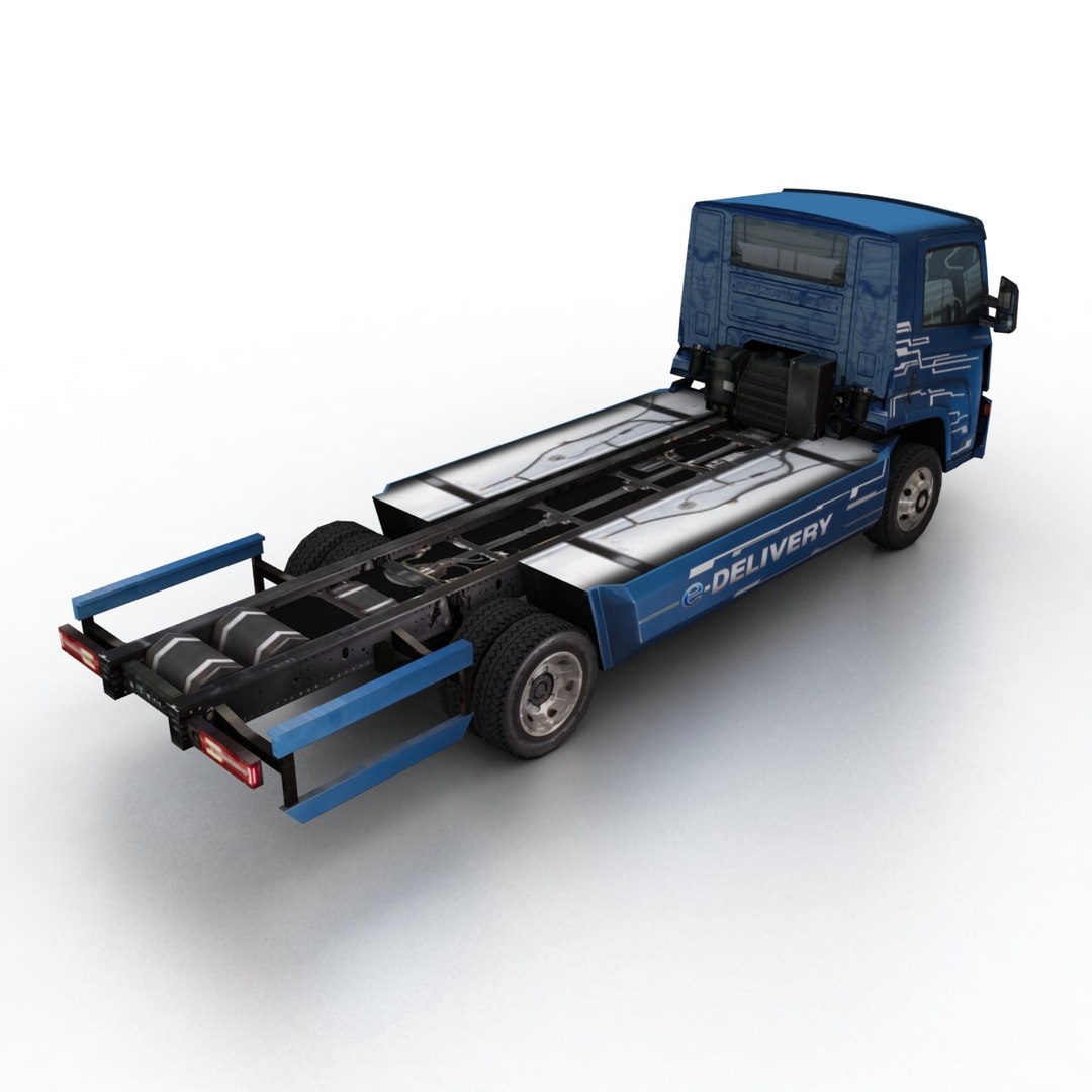 2017 Edelivery Truck Chassis 3D - TurboSquid 1651534
