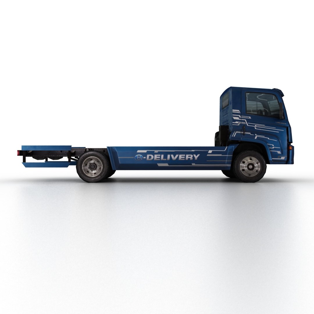 2017 Edelivery Truck Chassis 3D - TurboSquid 1651534