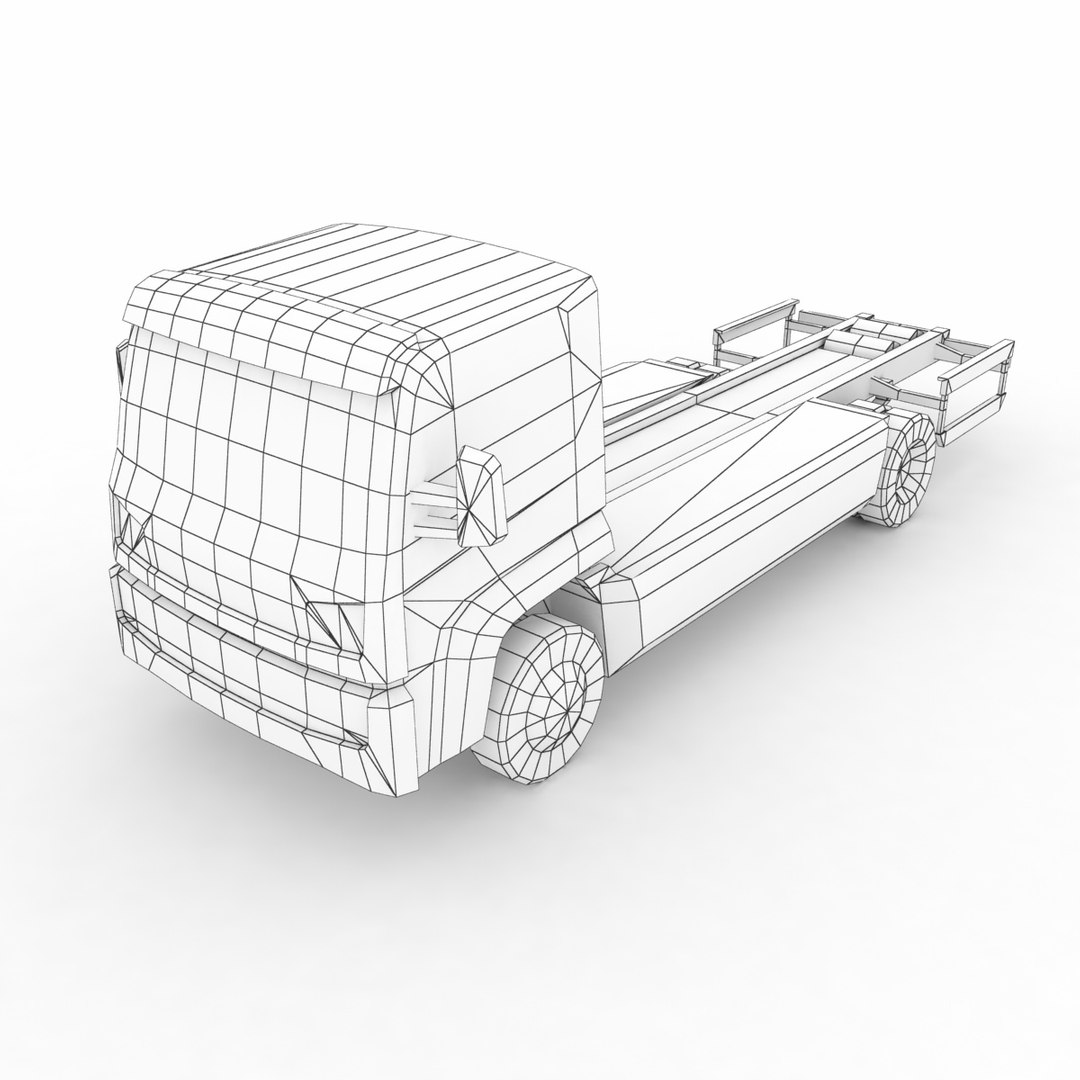 2017 Edelivery Truck Chassis 3D - TurboSquid 1651534