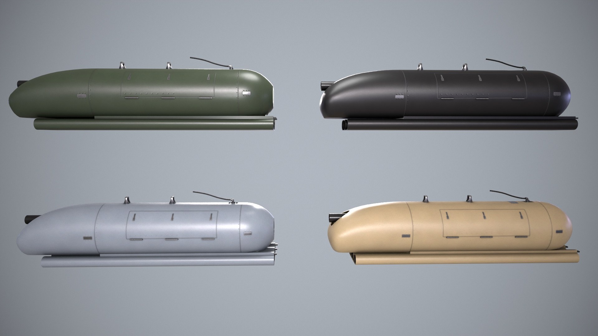 FN Herstal RMP Machine Gun Pod 3D Model - TurboSquid 2210845