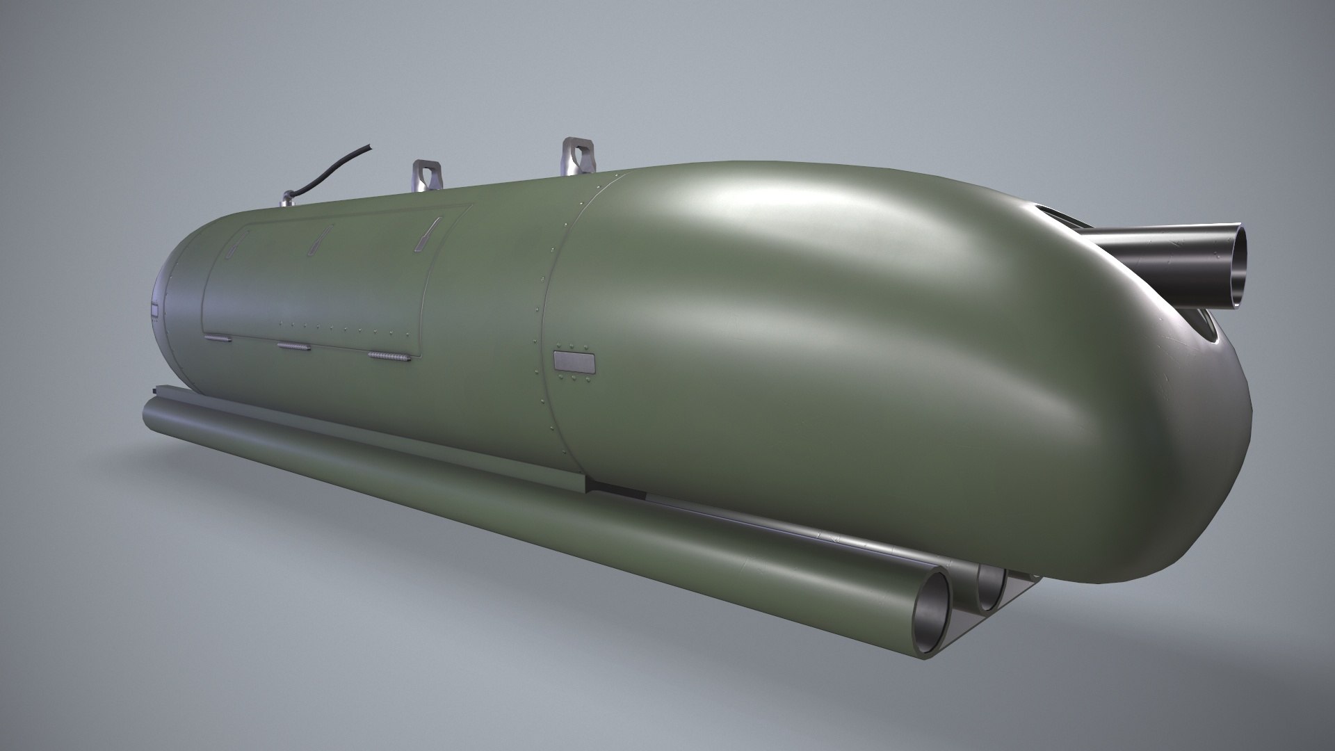 FN Herstal RMP Machine Gun Pod 3D Model - TurboSquid 2210845