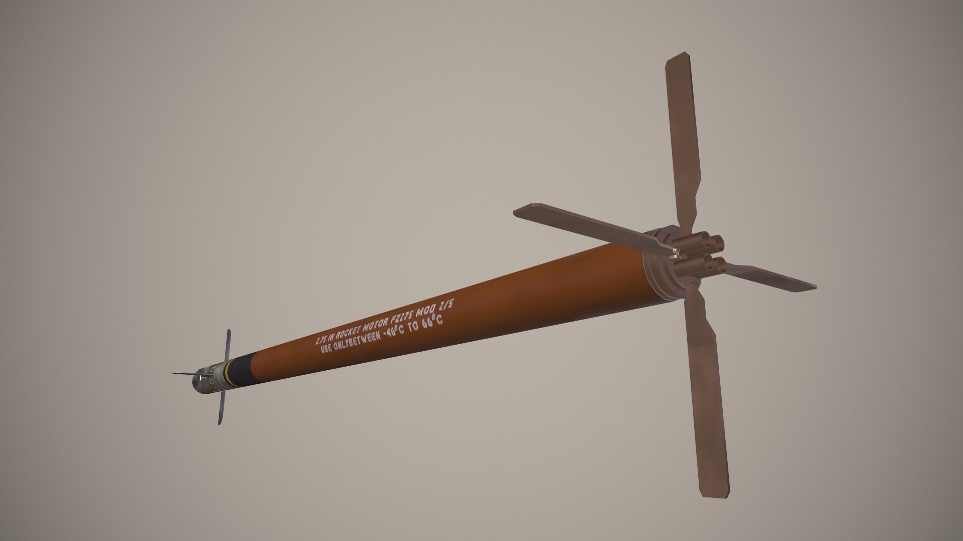 FN Herstal RMP Machine Gun Pod 3D Model - TurboSquid 2210845