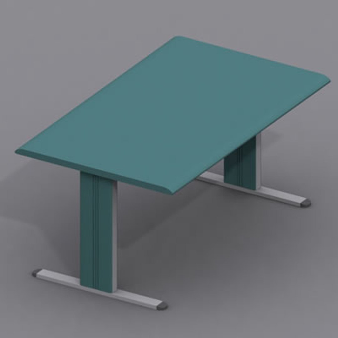 3d model modular office table