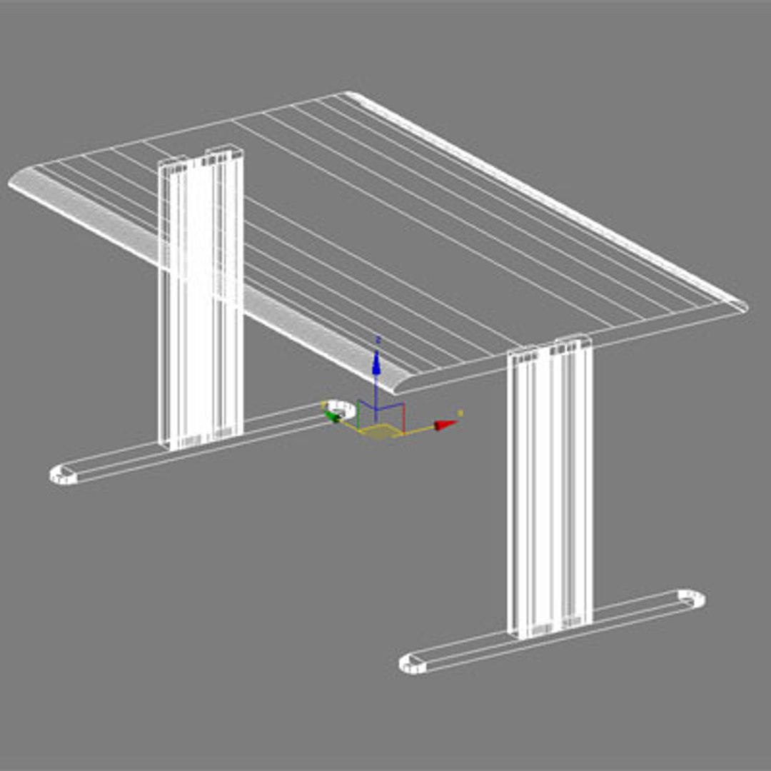 3d model modular office table
