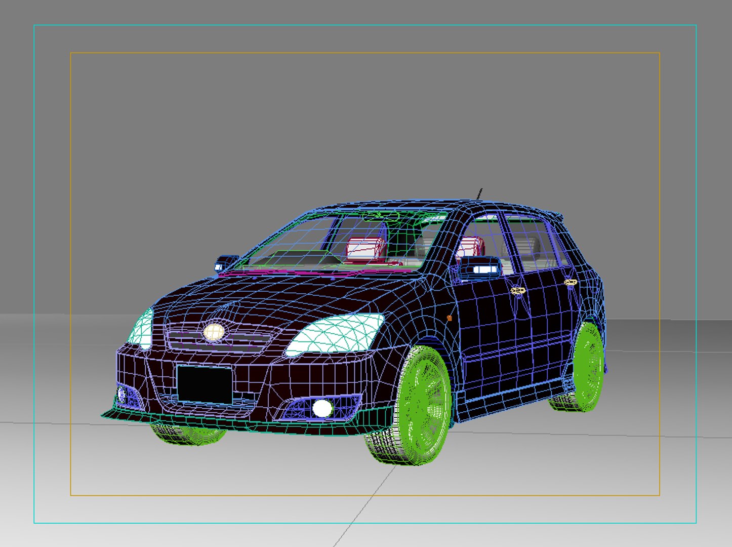 Toyota Allex 3d Model
