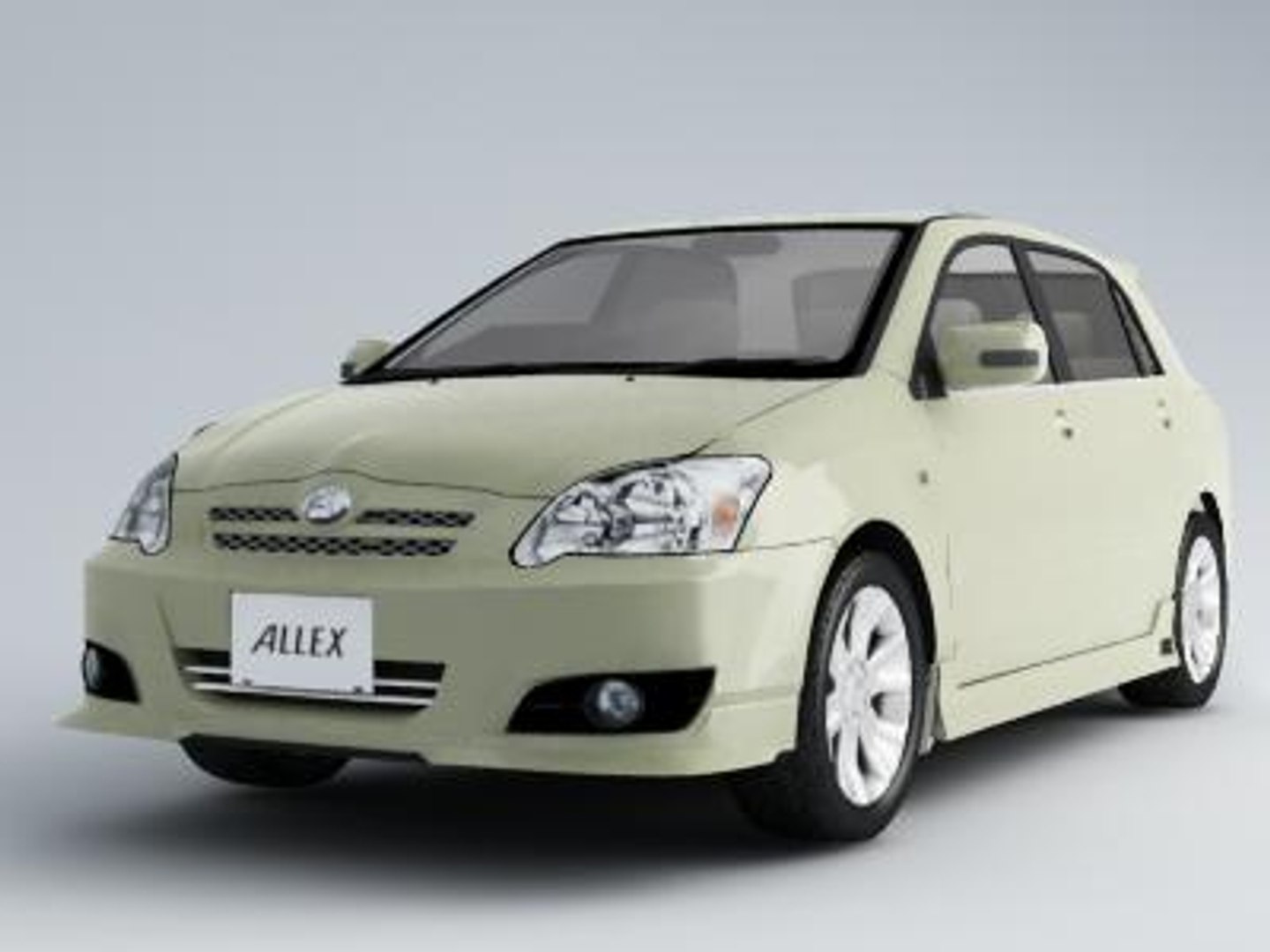 Toyota Allex 3d Model