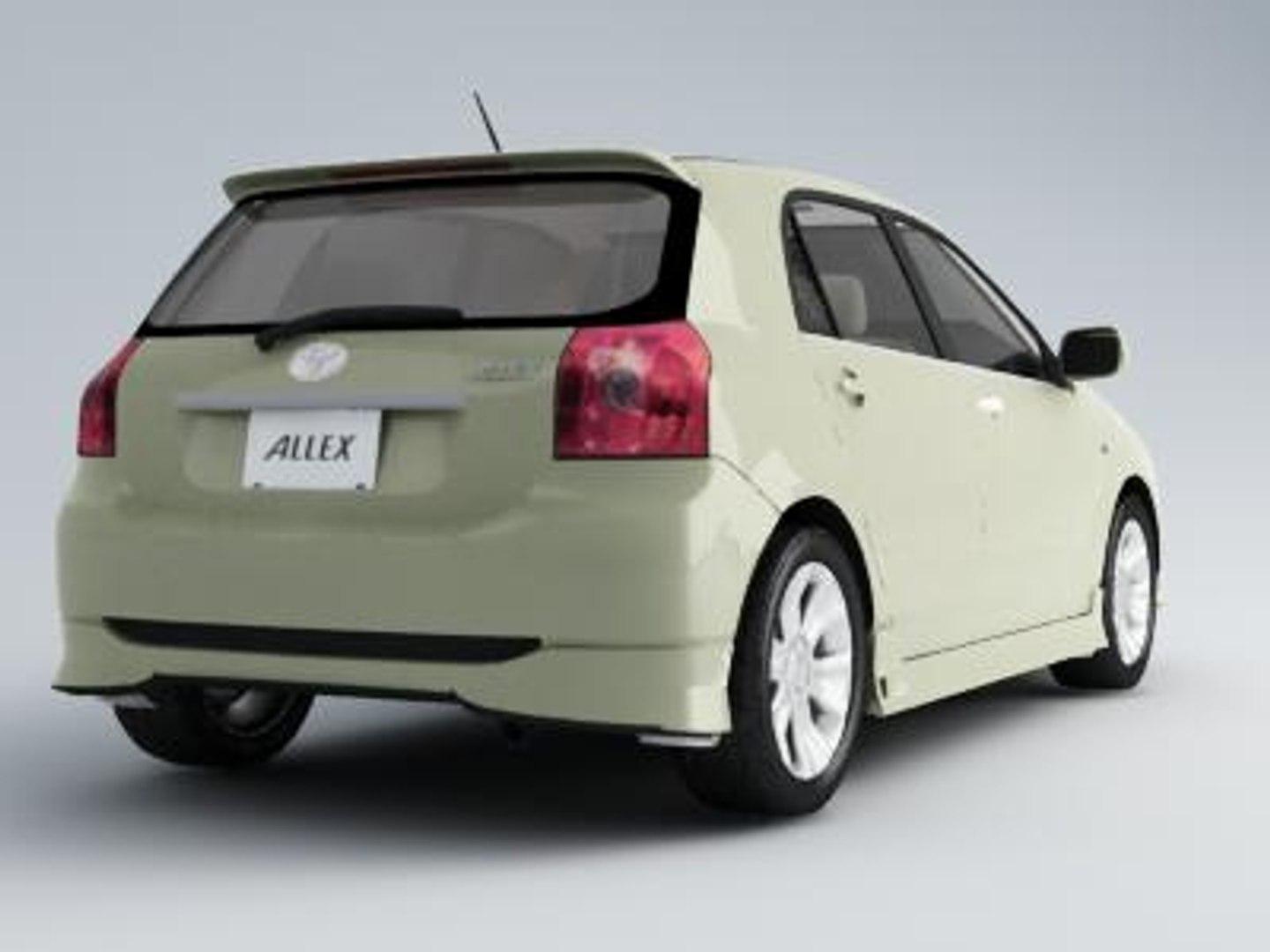 Toyota Allex 3d Model