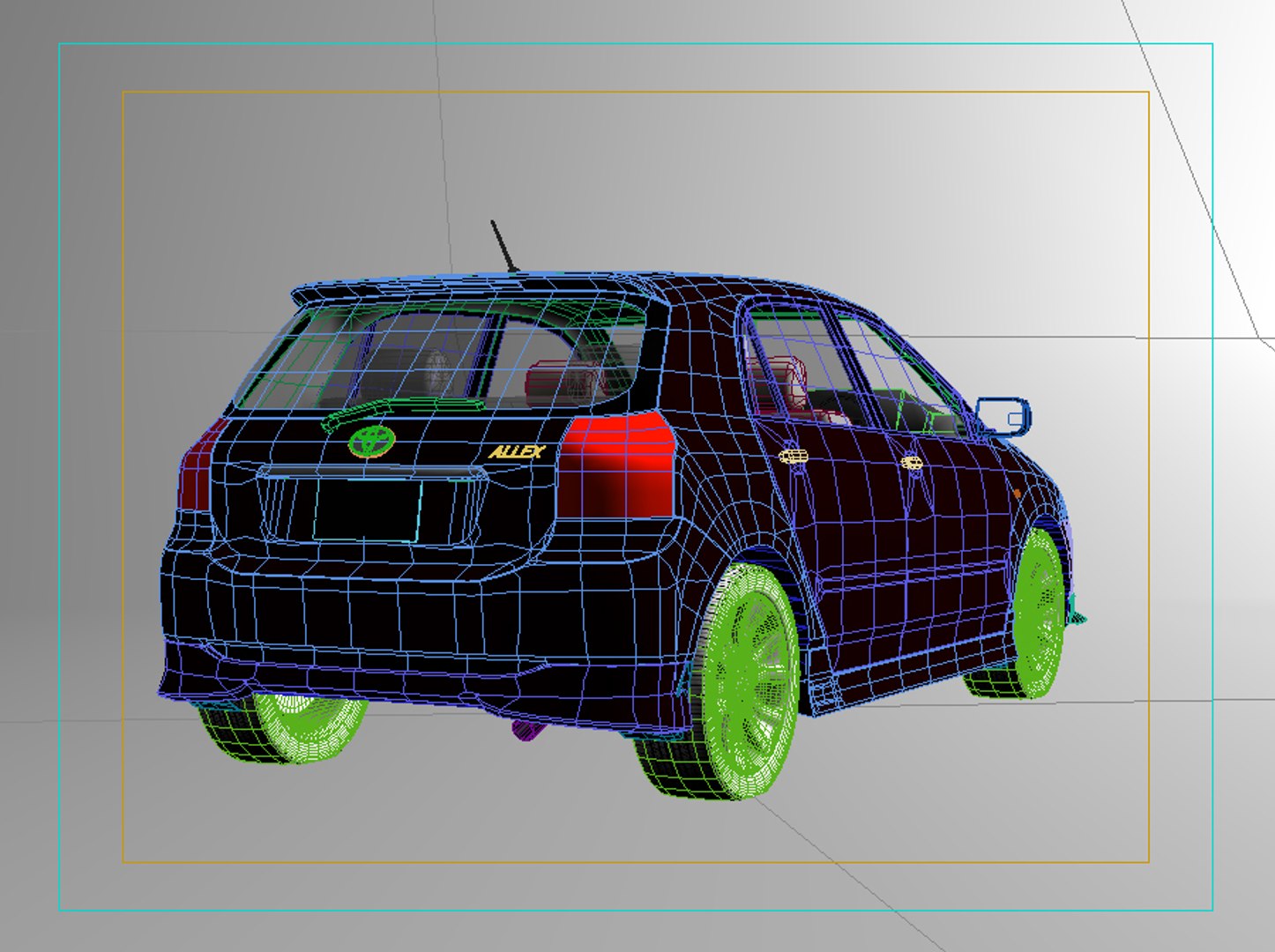 Toyota Allex 3d Model