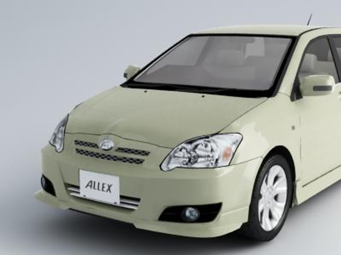 Toyota Allex 3d Model