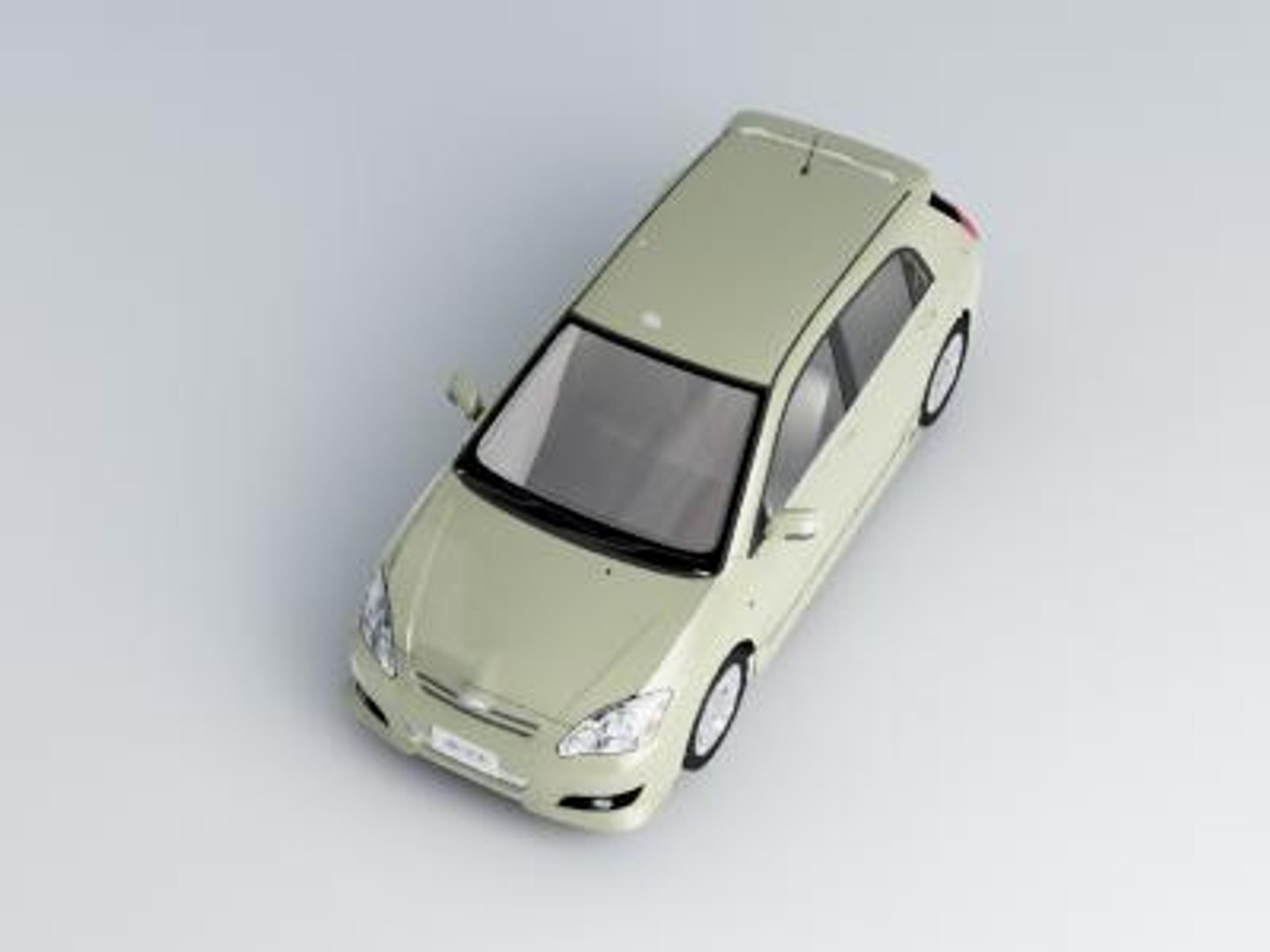 Toyota Allex 3d Model