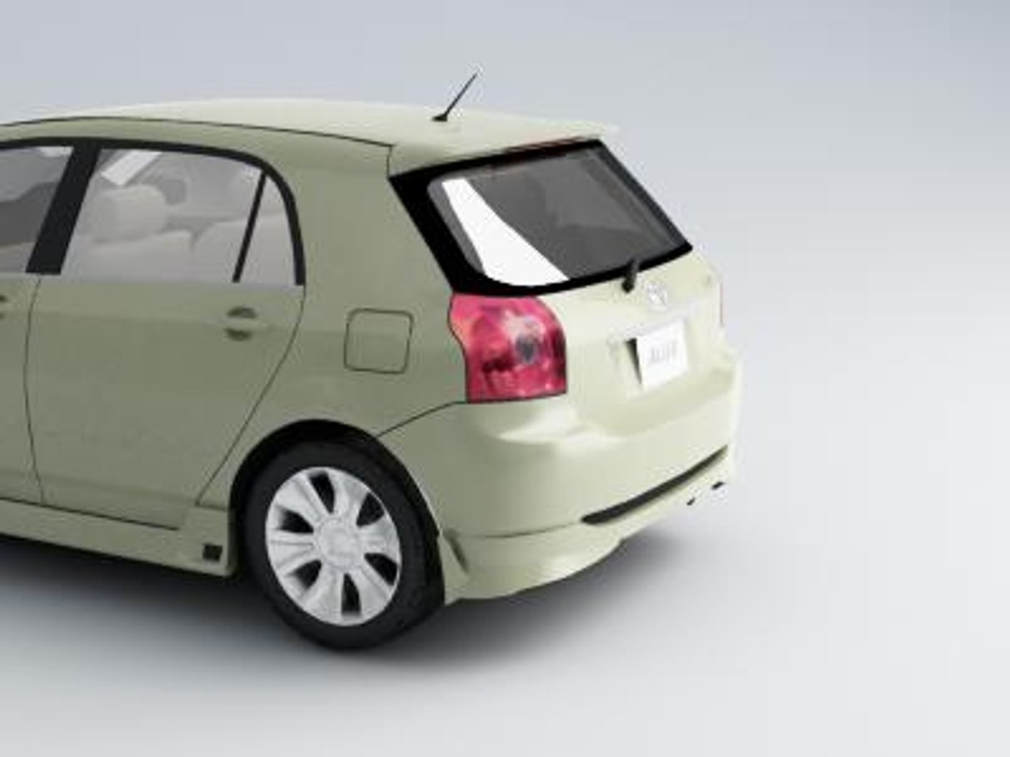 Toyota Allex 3d Model