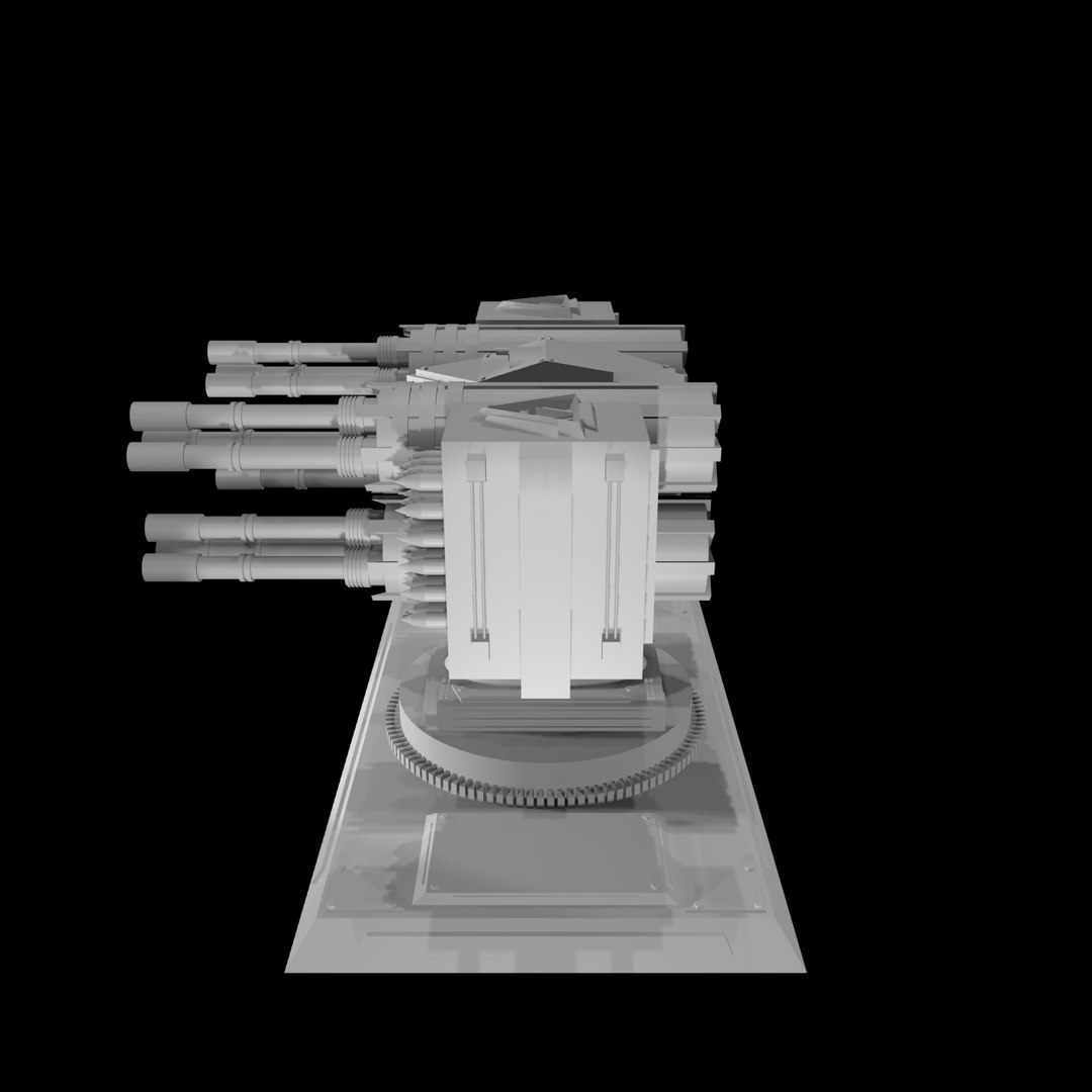 Turret Missile Laser 3d Model