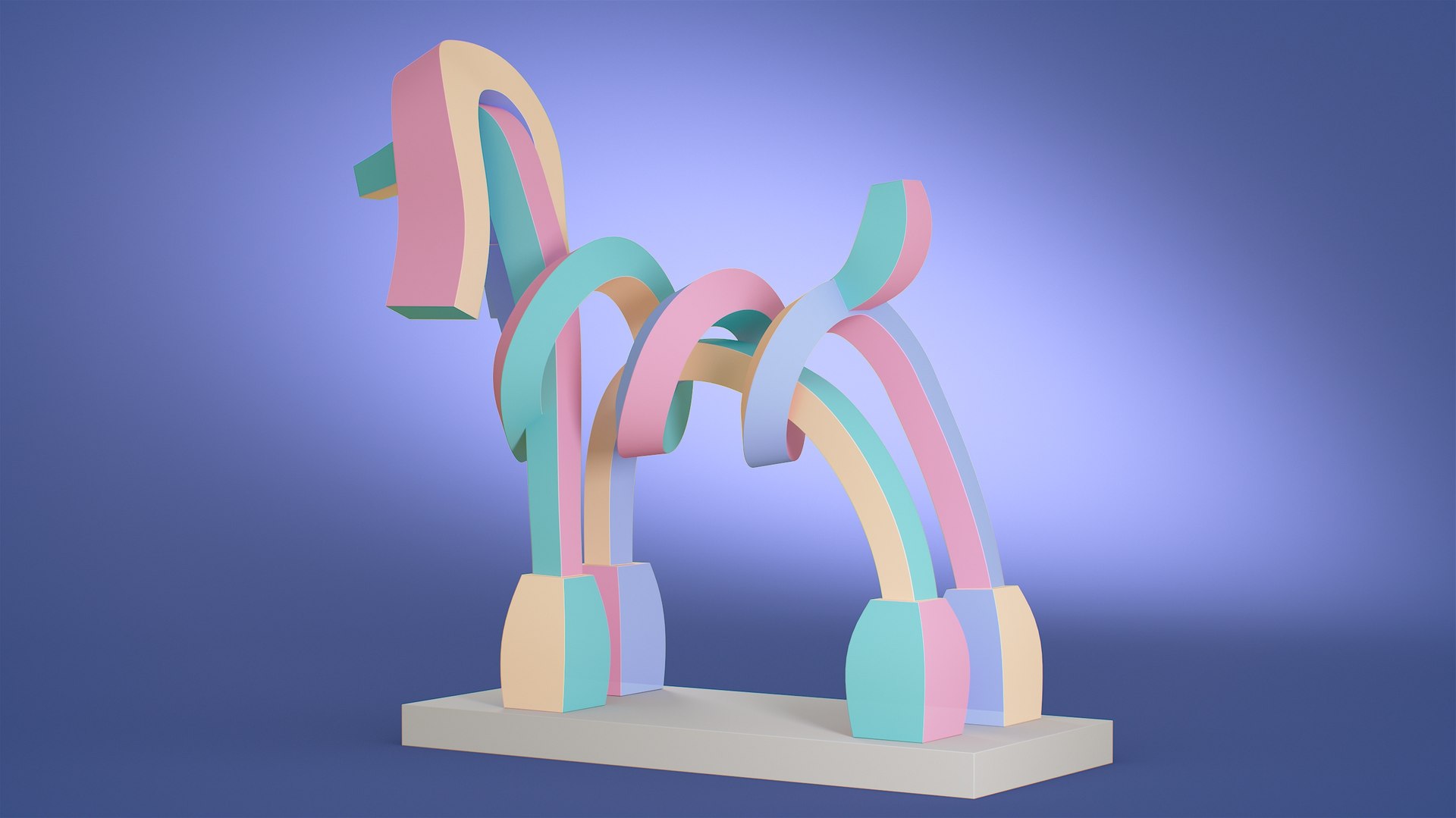 3D Poodle Pastel Model - TurboSquid 1841414