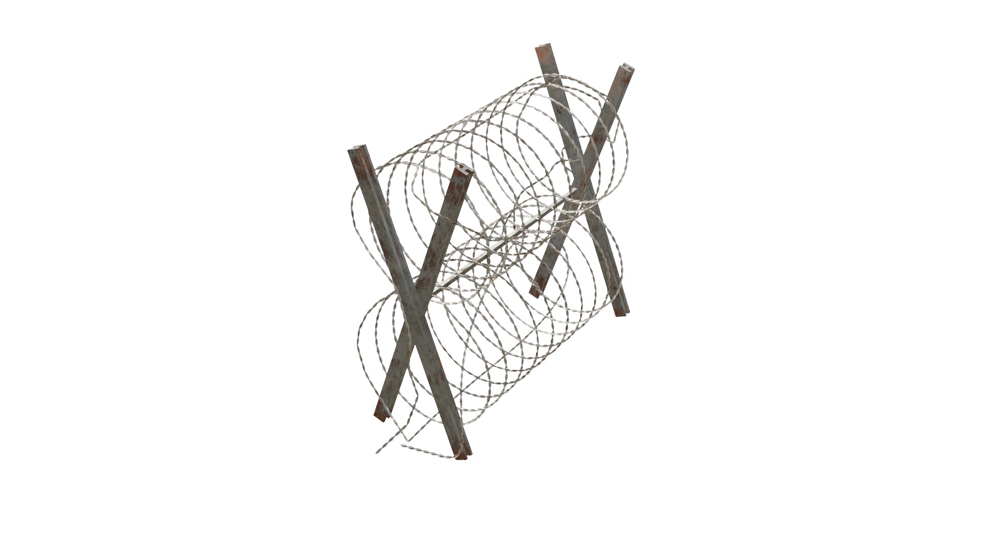 3D Barbed Wire Model - TurboSquid 2142057