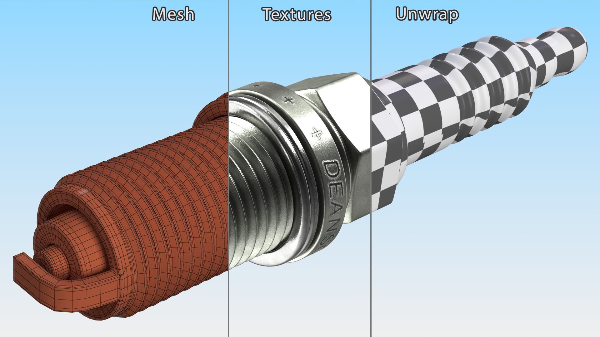 3D Iridium Motorcycle Spark Plug - TurboSquid 2147321