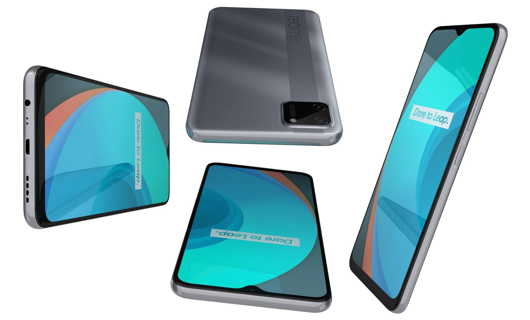 Realme C11 Pepper Grey 3D Model - TurboSquid 1734892