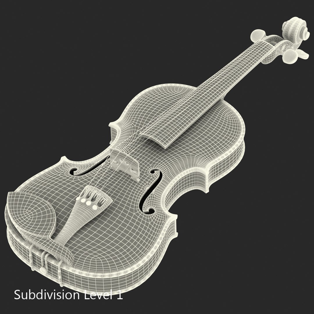 Max Violin Modeled Realistic