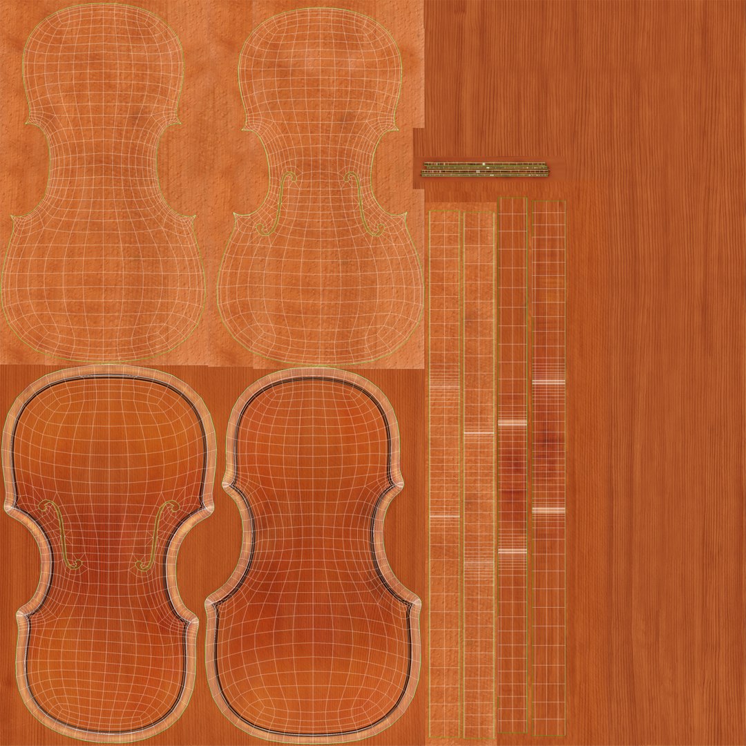 Max Violin Modeled Realistic