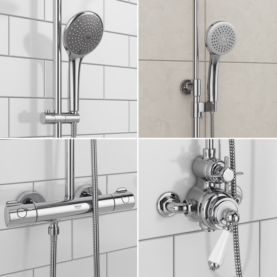 Shower Systems Devon Ravak Model - TurboSquid 1499326