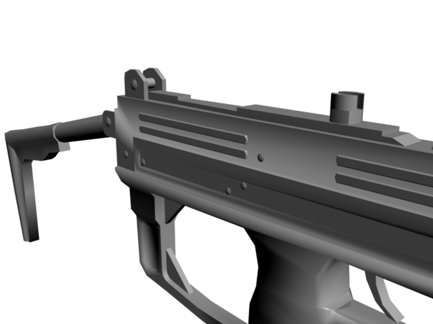 3d ruger mp9 submachine gun