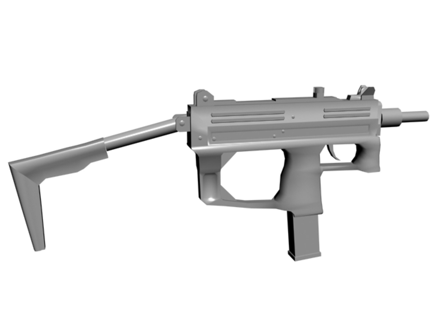 3d Ruger Mp9 Submachine Gun