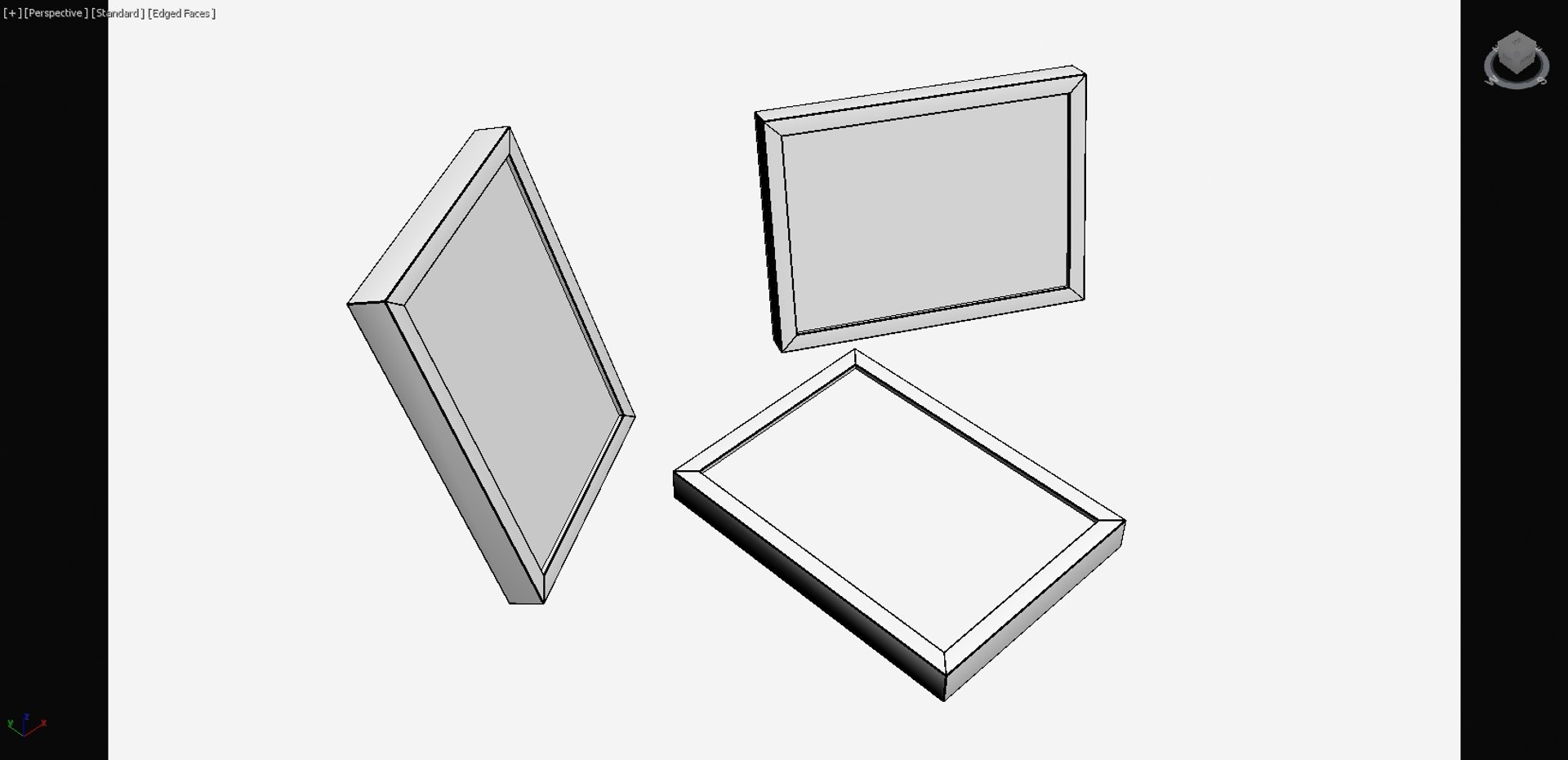 3D A4 Photo Frame Model - TurboSquid 1593004