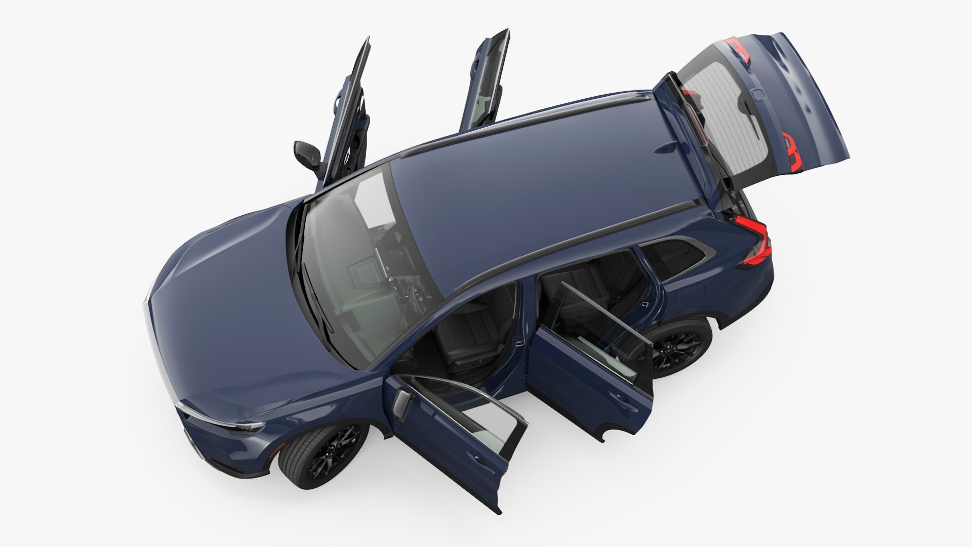 Crossover 2025 Blue 3D Model - TurboSquid 2288486