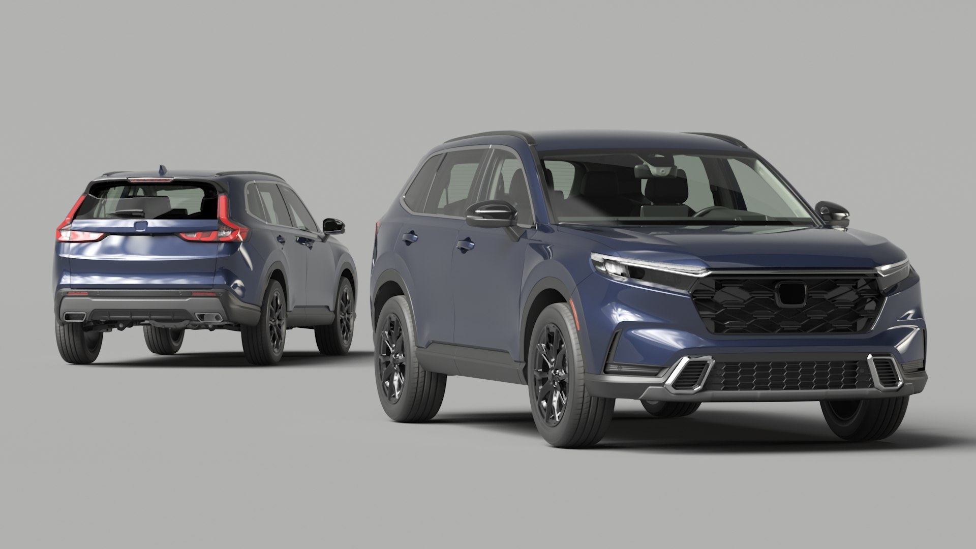Crossover 2025 Blue 3D Model - TurboSquid 2288486