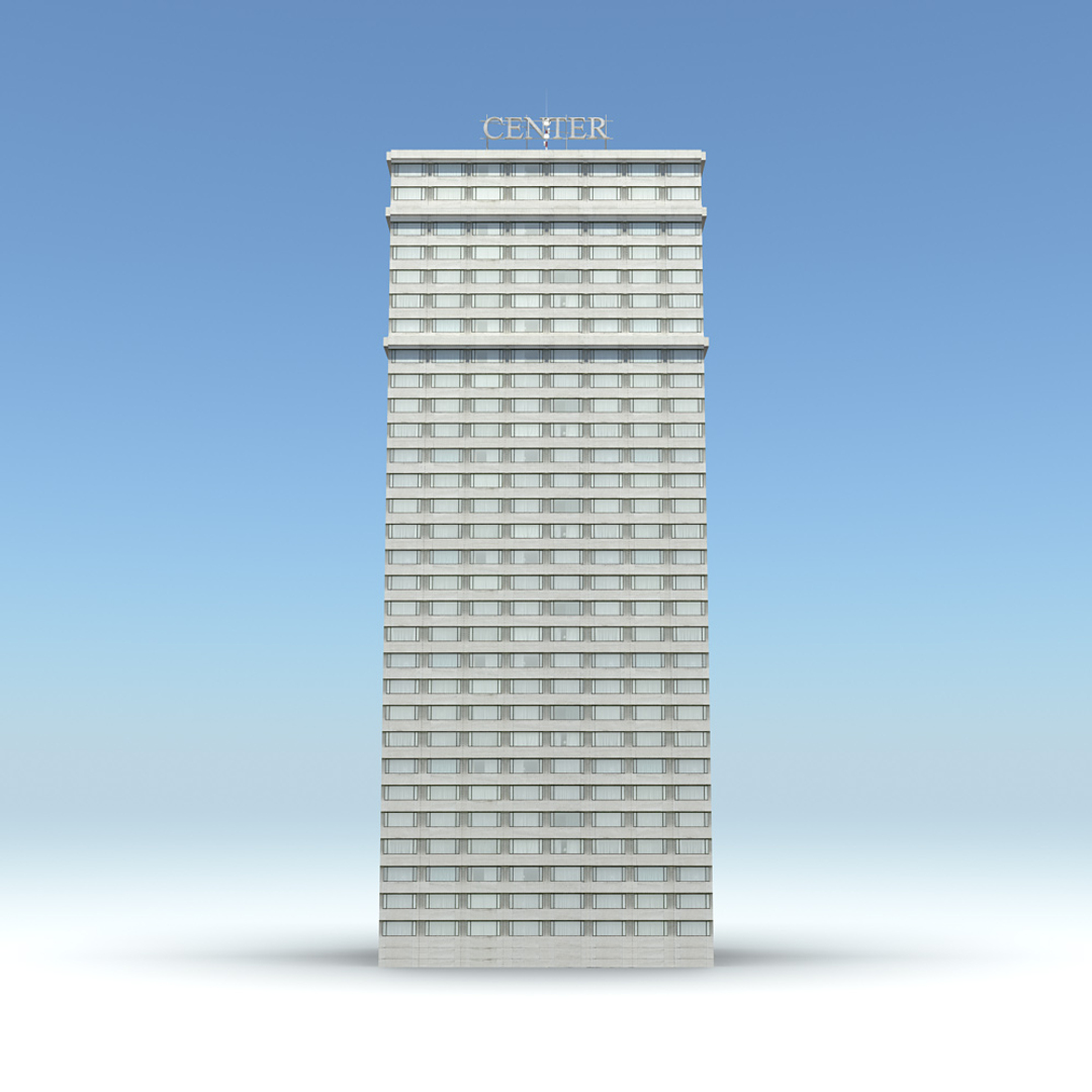 Skyscraper 16 Day Night 3d Obj
