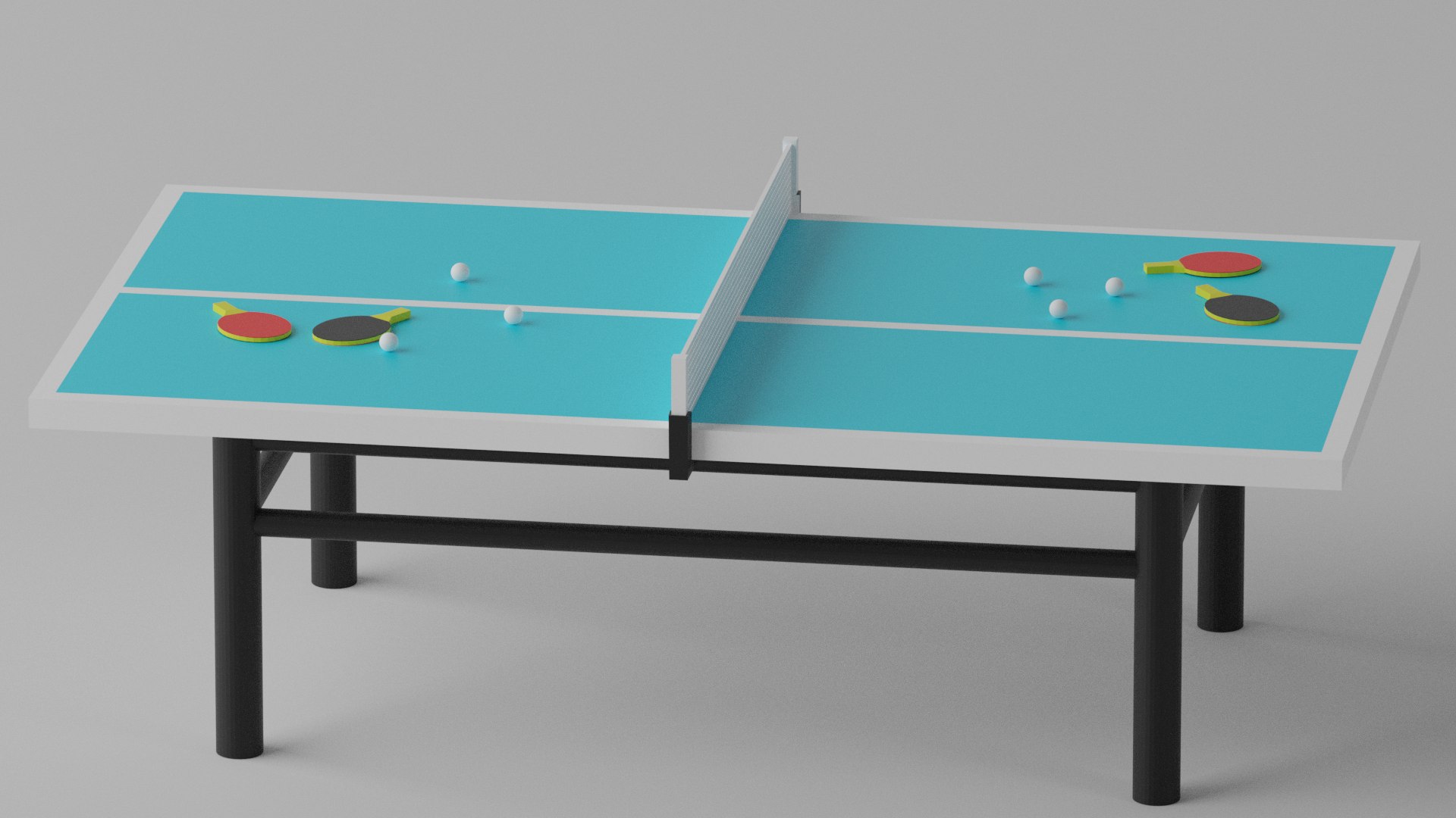 Table Tennis Ping Pong 3D Model - TurboSquid 1729906