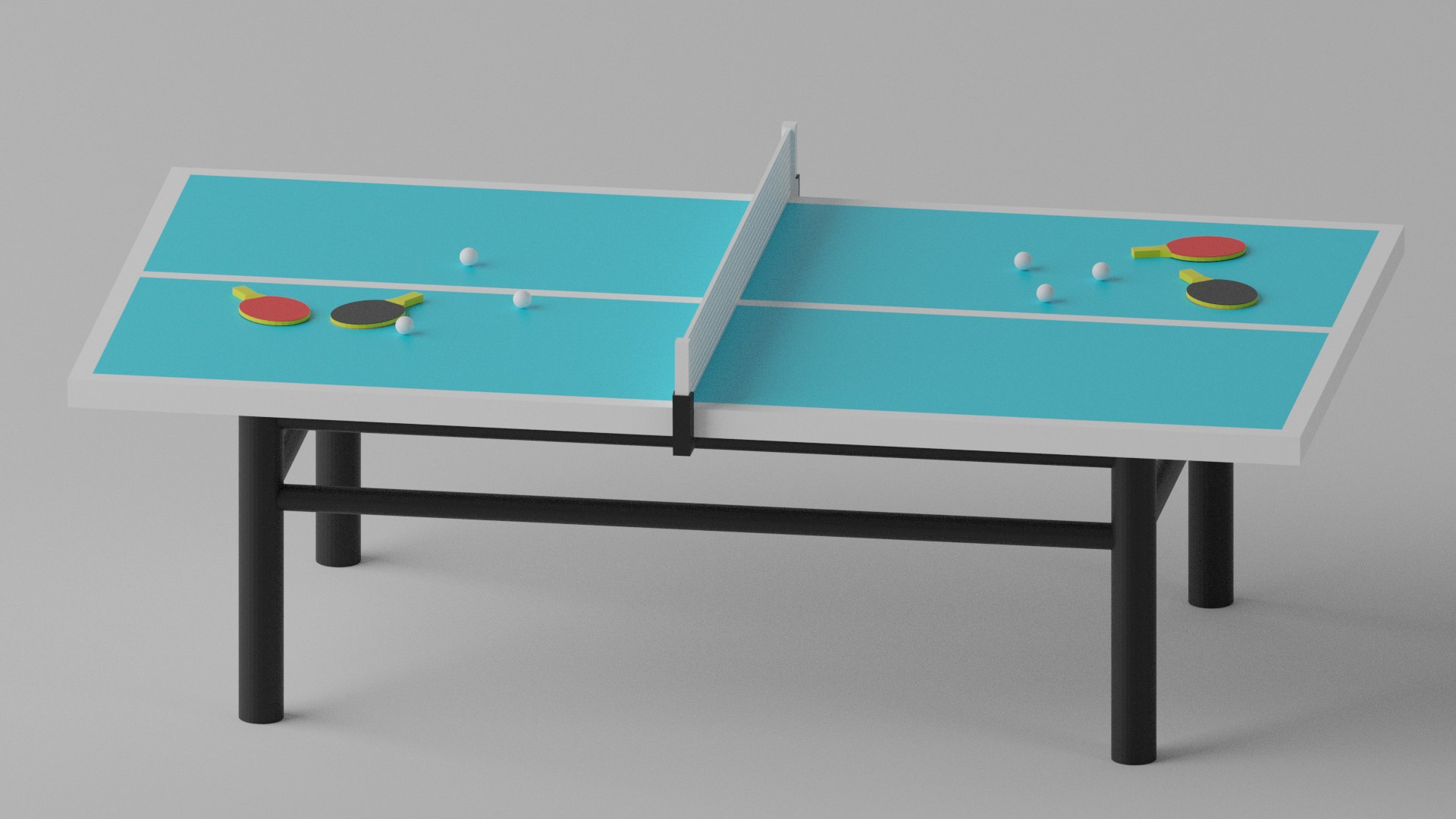 Table Tennis Ping Pong 3D Model - TurboSquid 1729906