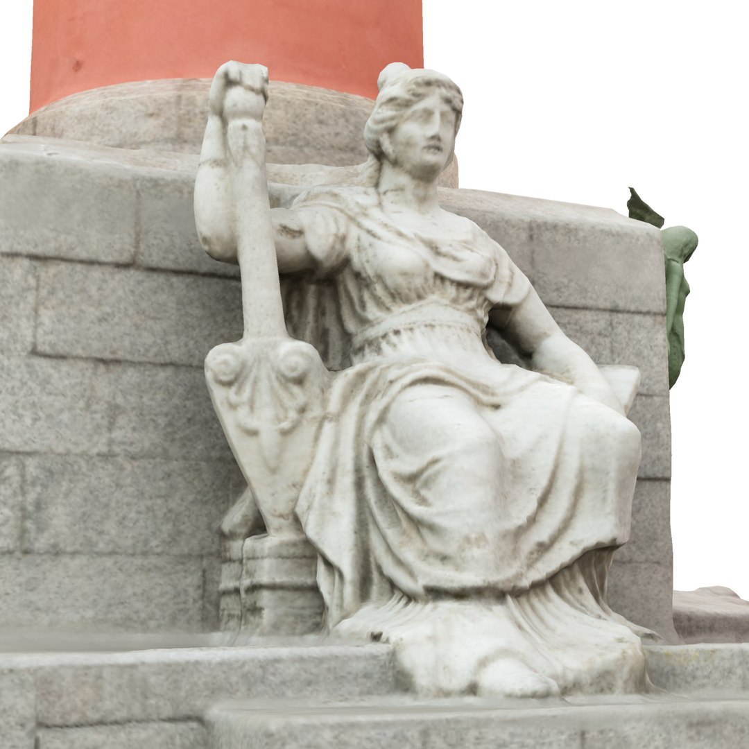 rostral column 3d model