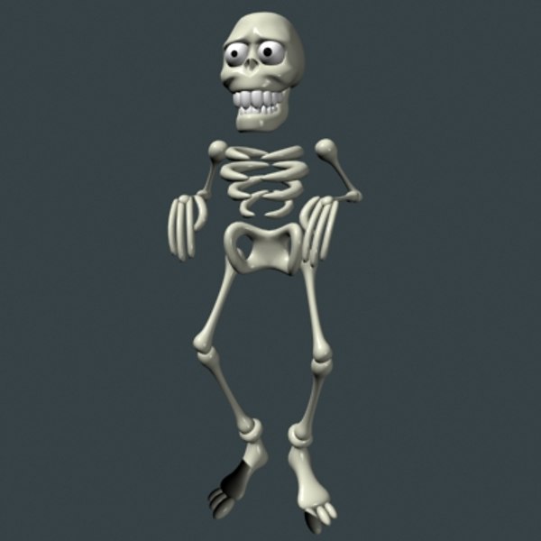 max cartoon skeleton