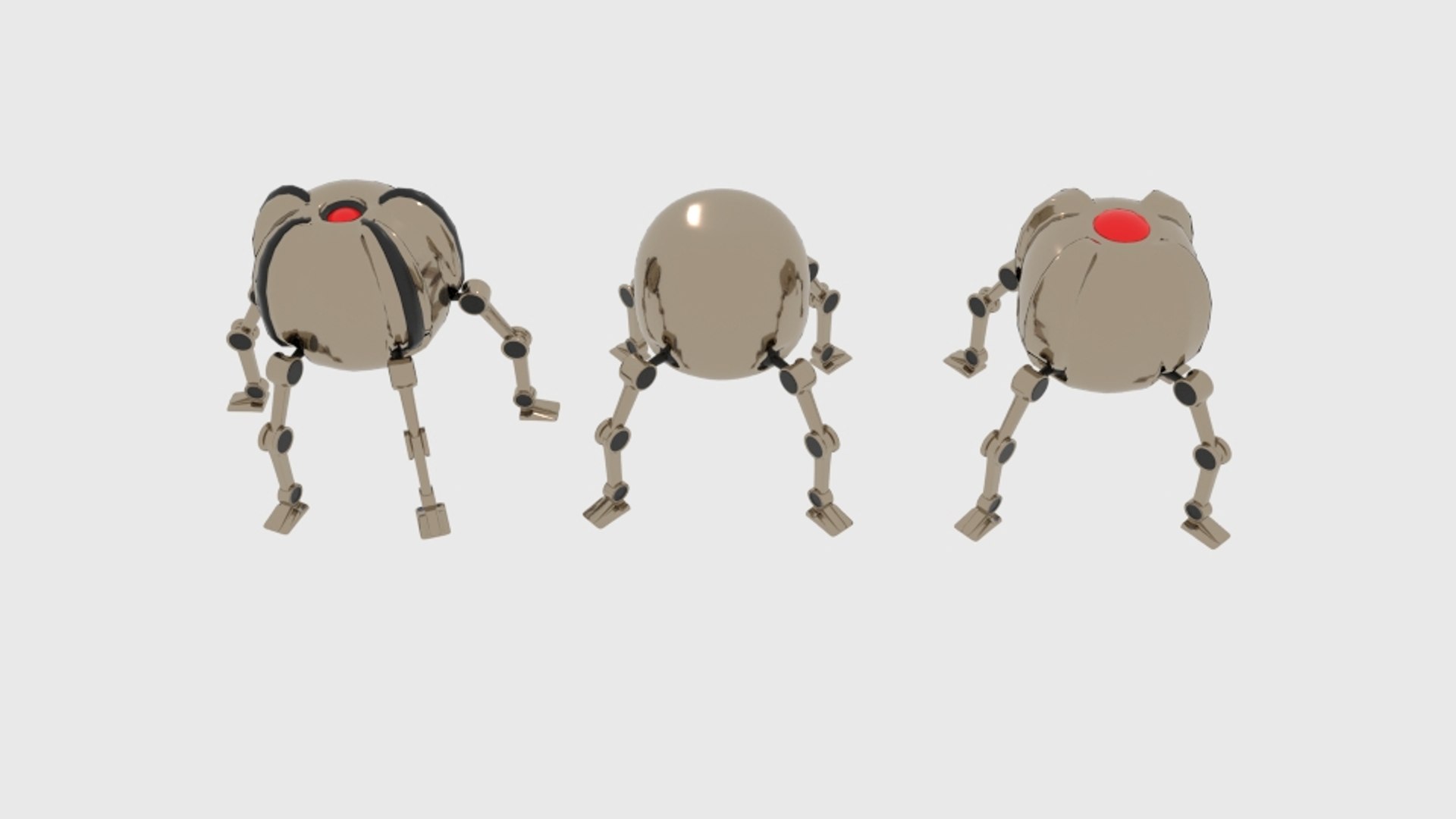 3D Sphere Camera Bot | 1143263 | TurboSquid