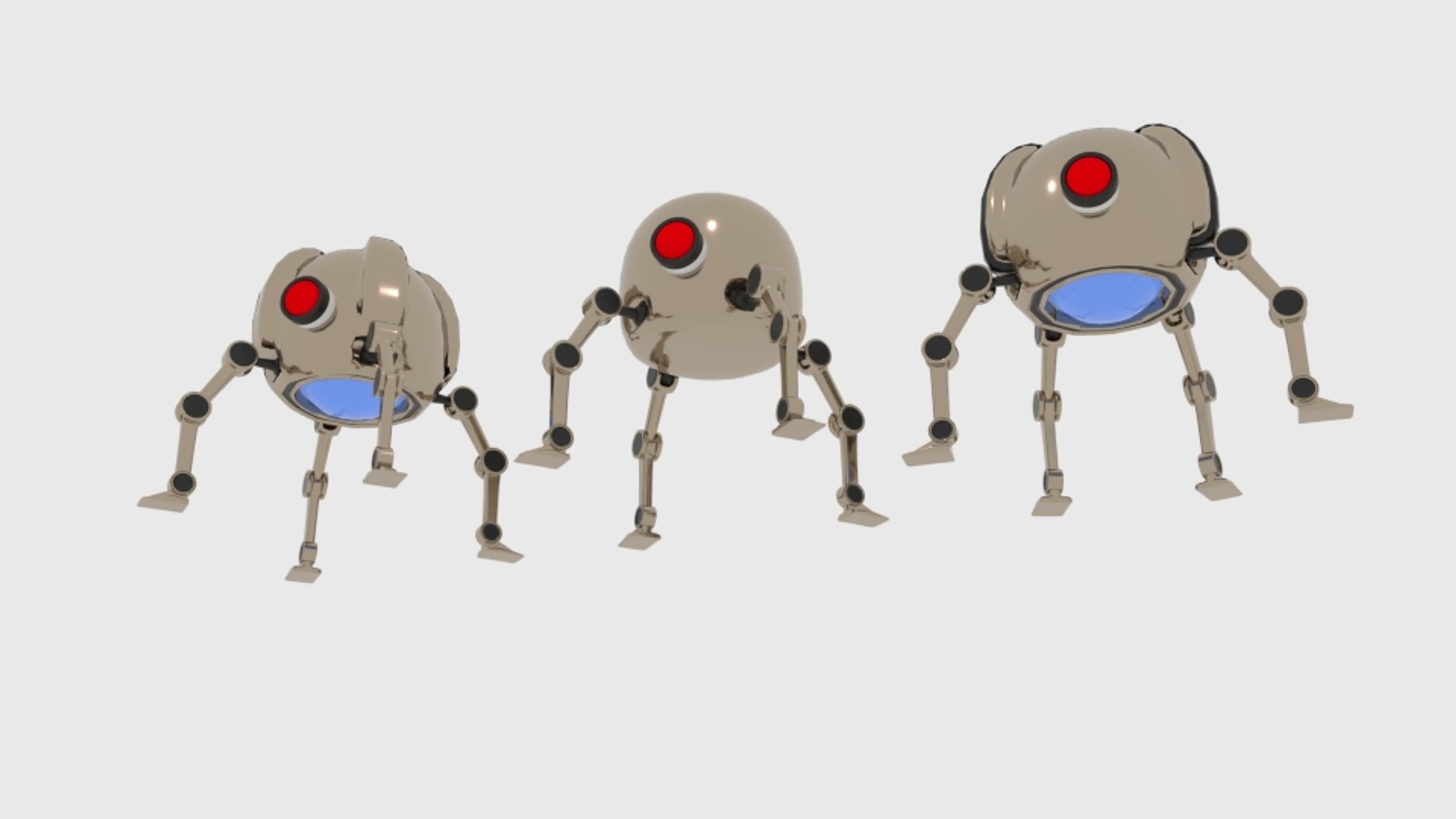 3D Sphere Camera Bot | 1143263 | TurboSquid