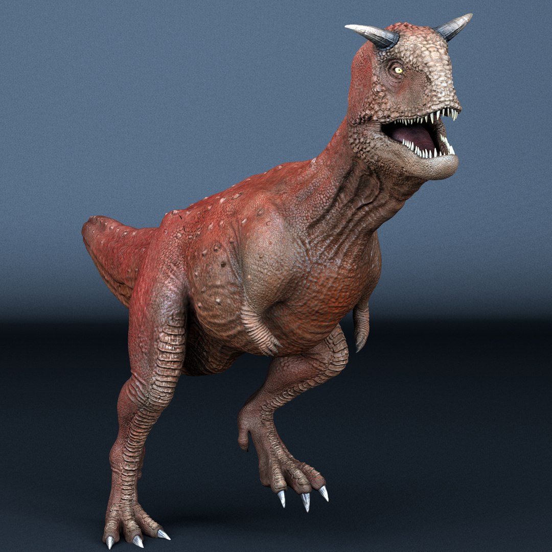 Carnotaurus Dinosaur Rigged 3d Ma