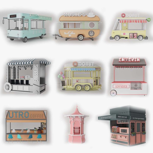 Concession Stand 3D Models for Download | TurboSquid