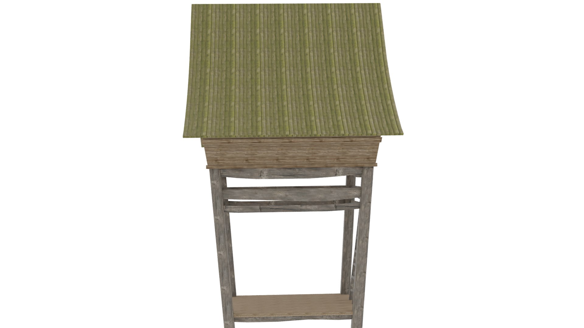 JUNGLE HUT SHELTER HOUSE SURVIVAL Low-poly 3D Model Model - TurboSquid ...