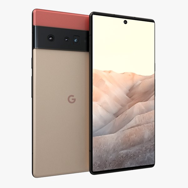 3D Google Pixel 6 Red model - TurboSquid 1784135