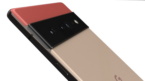 3D Google Pixel 6 Red model - TurboSquid 1784135