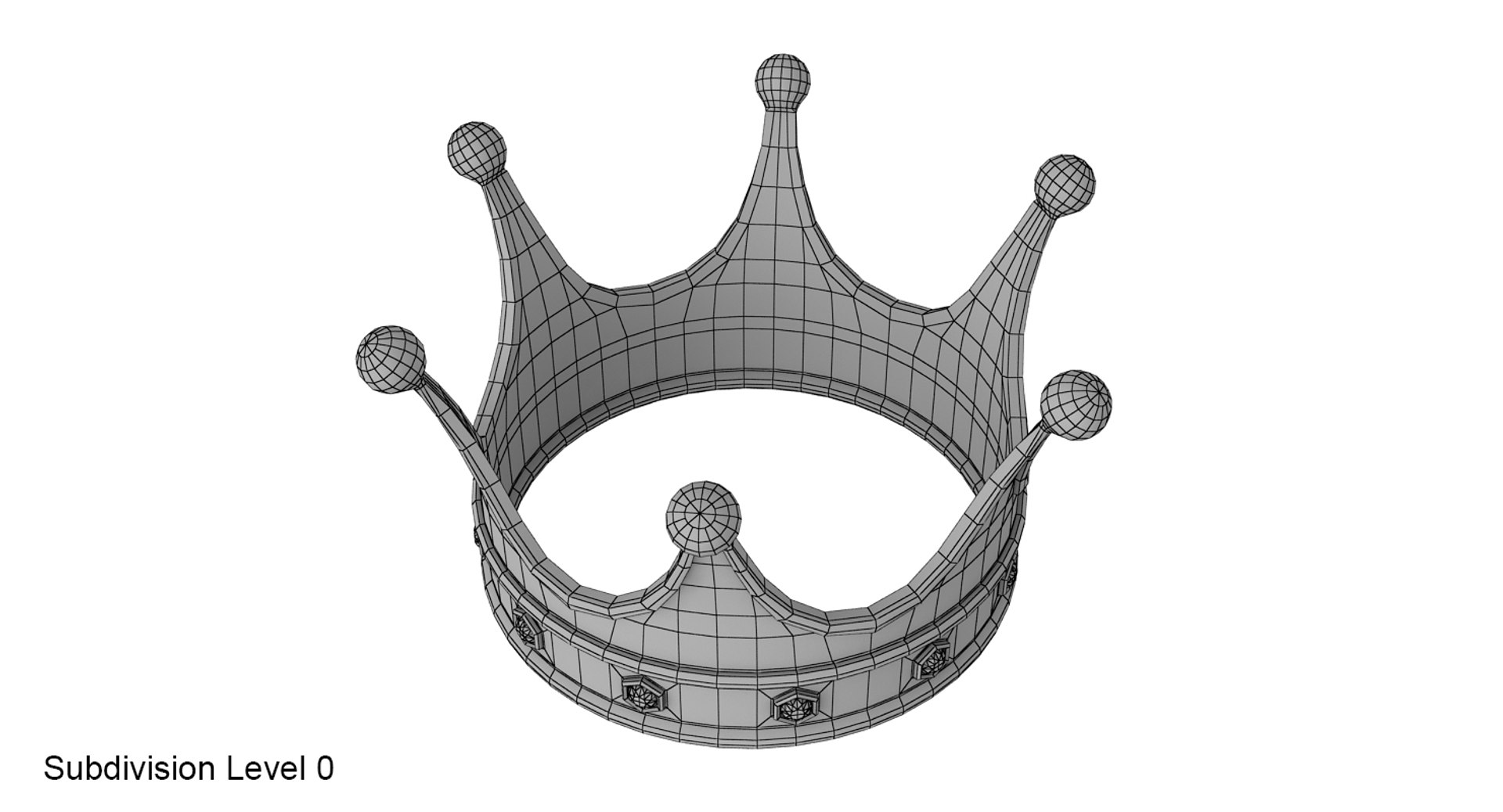 Crown 3D Model - TurboSquid 1401396