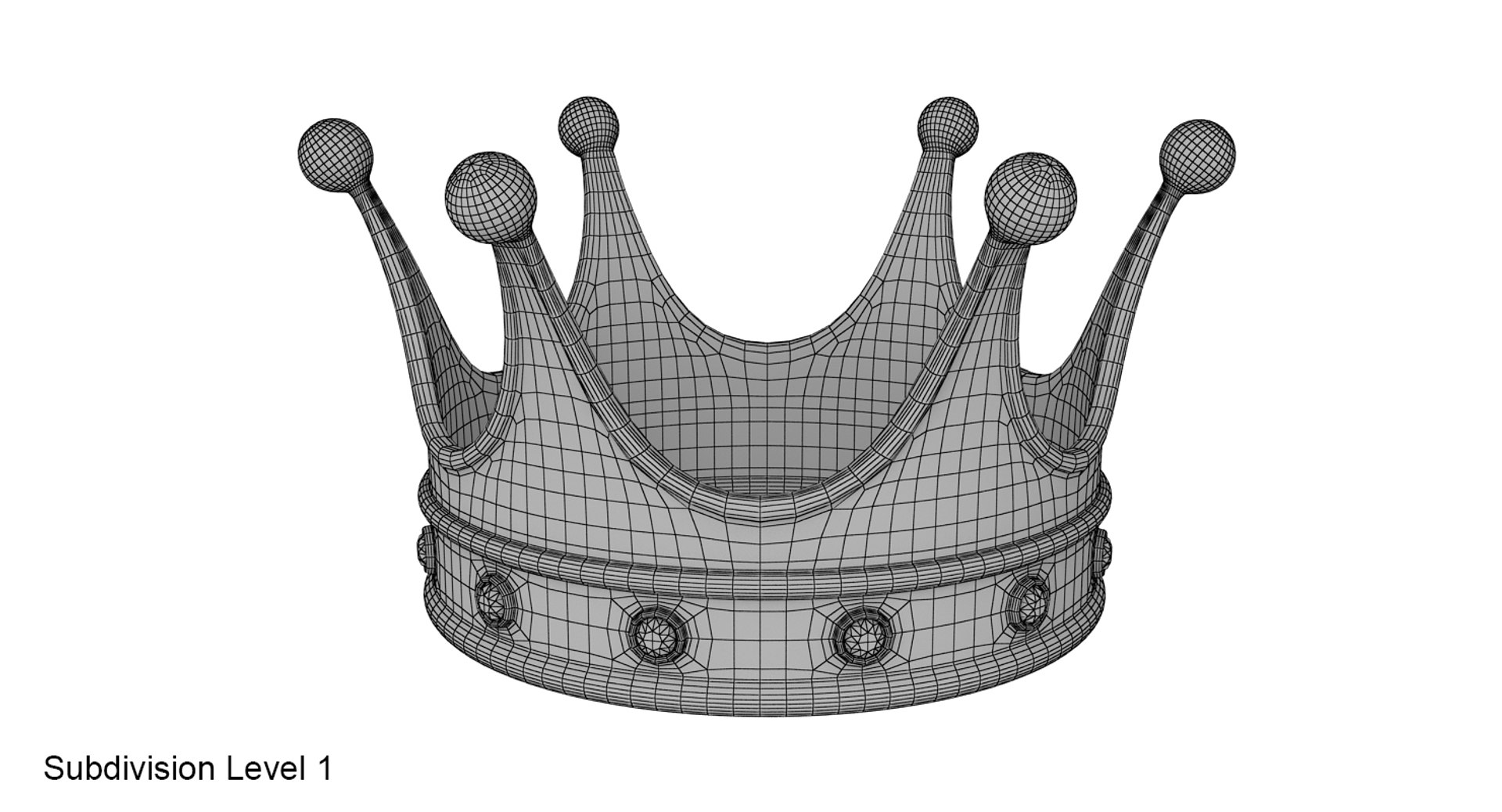 Crown 3D Model - TurboSquid 1401396