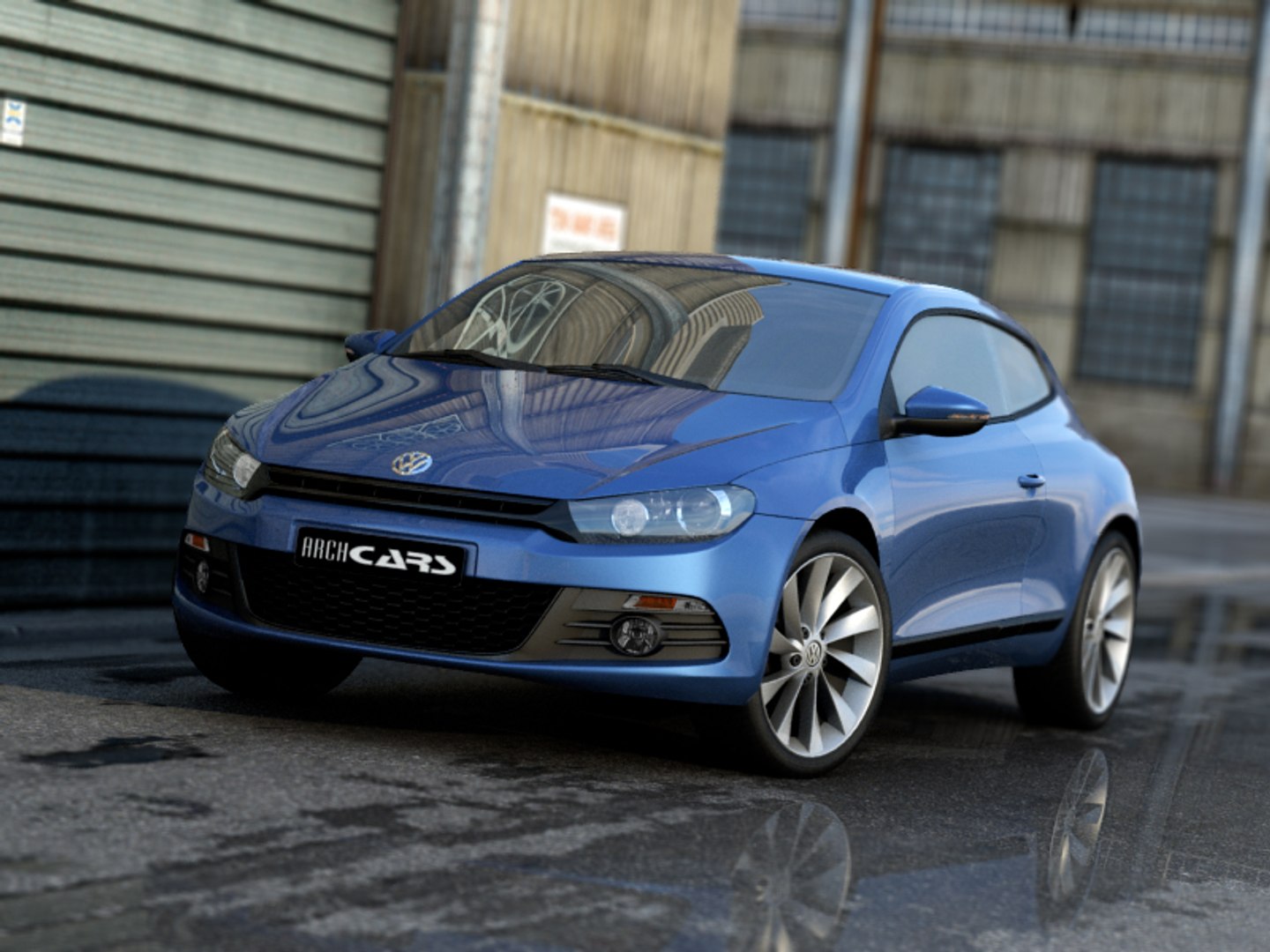 3d Volkswagen Scirocco Model