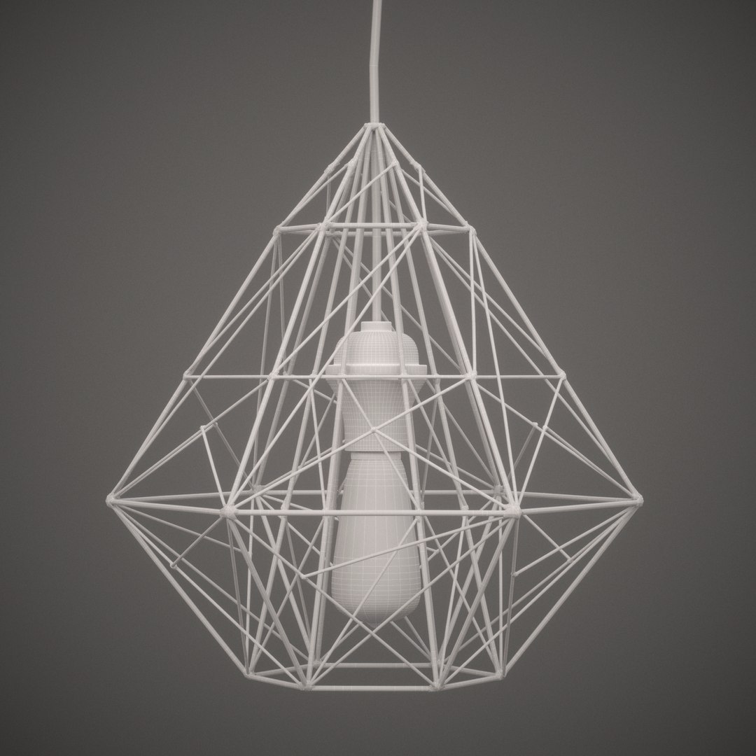 Pyramid Lamp 3d Model