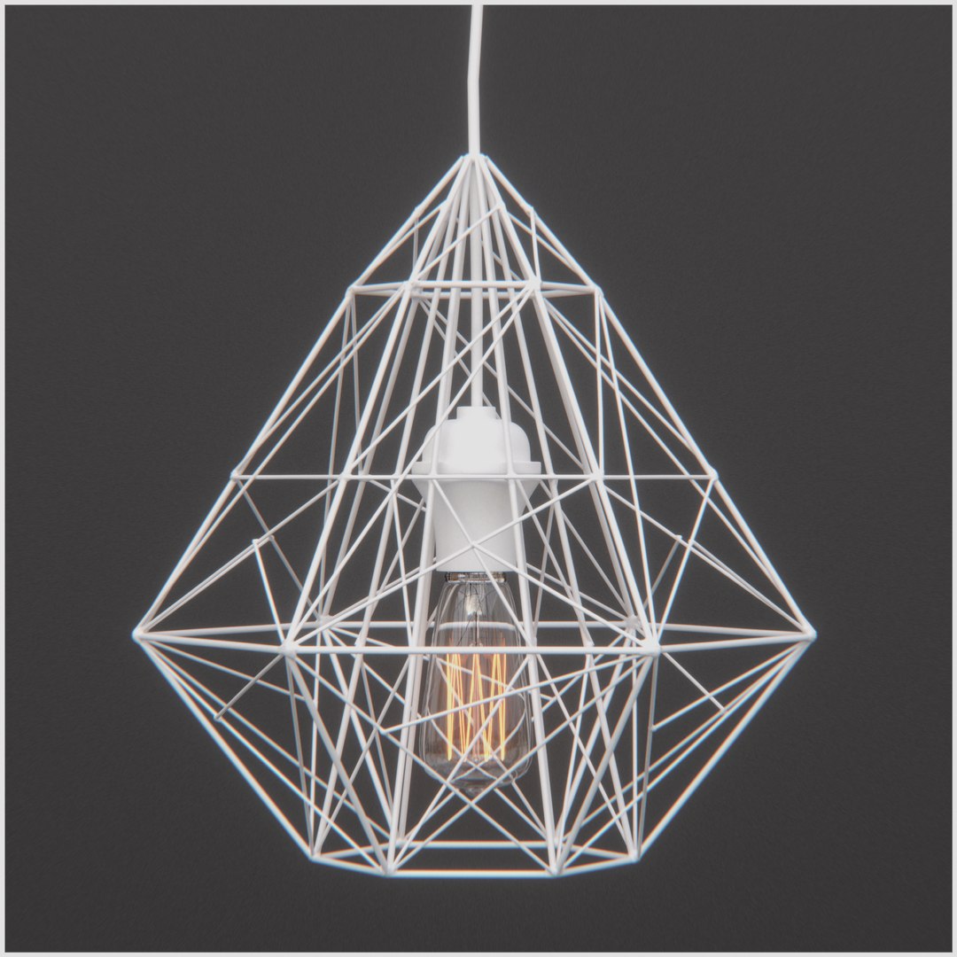 Pyramid Lamp 3d Model