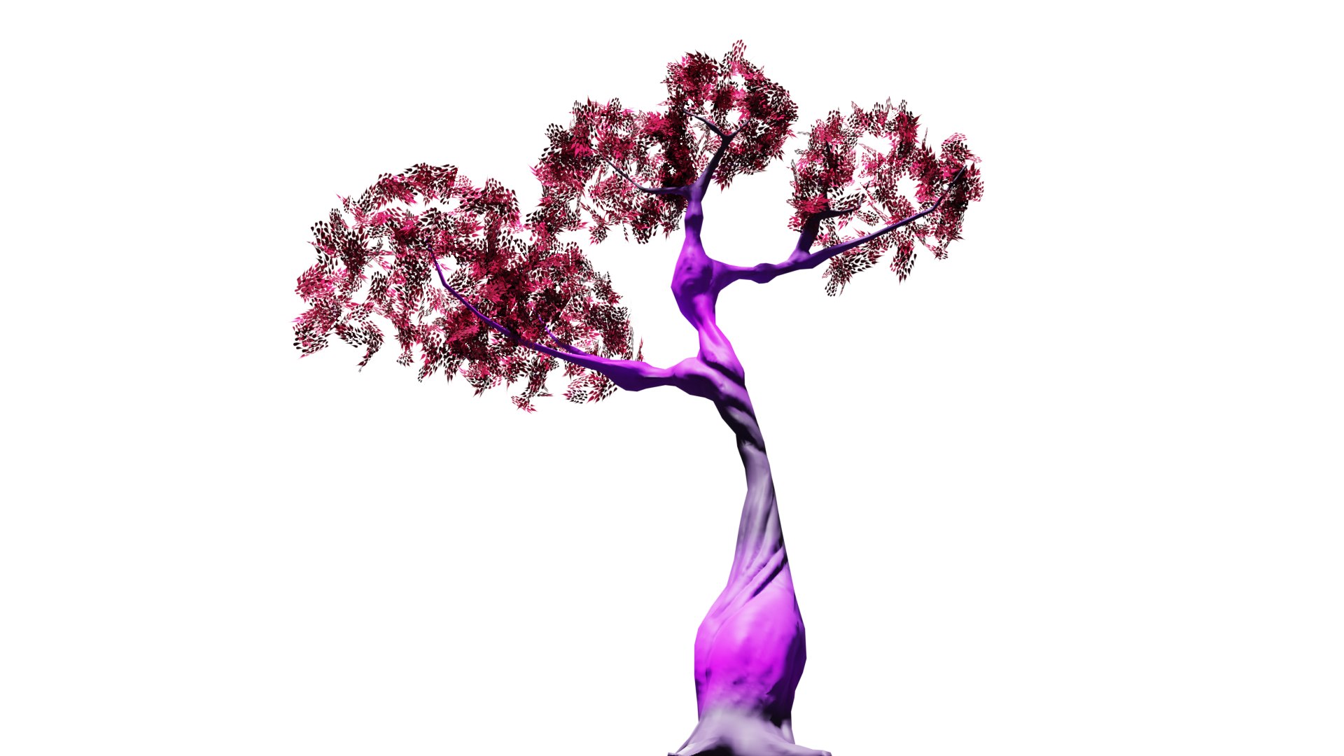 Low Poly Stylized Alien Tree 3D Model - TurboSquid 2197724