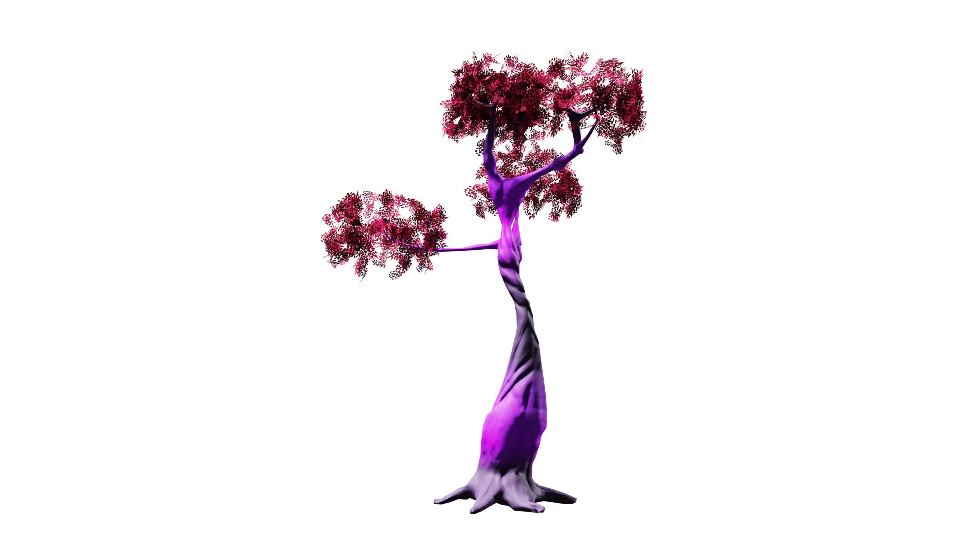 Low Poly Stylized Alien Tree 3D Model - TurboSquid 2197724